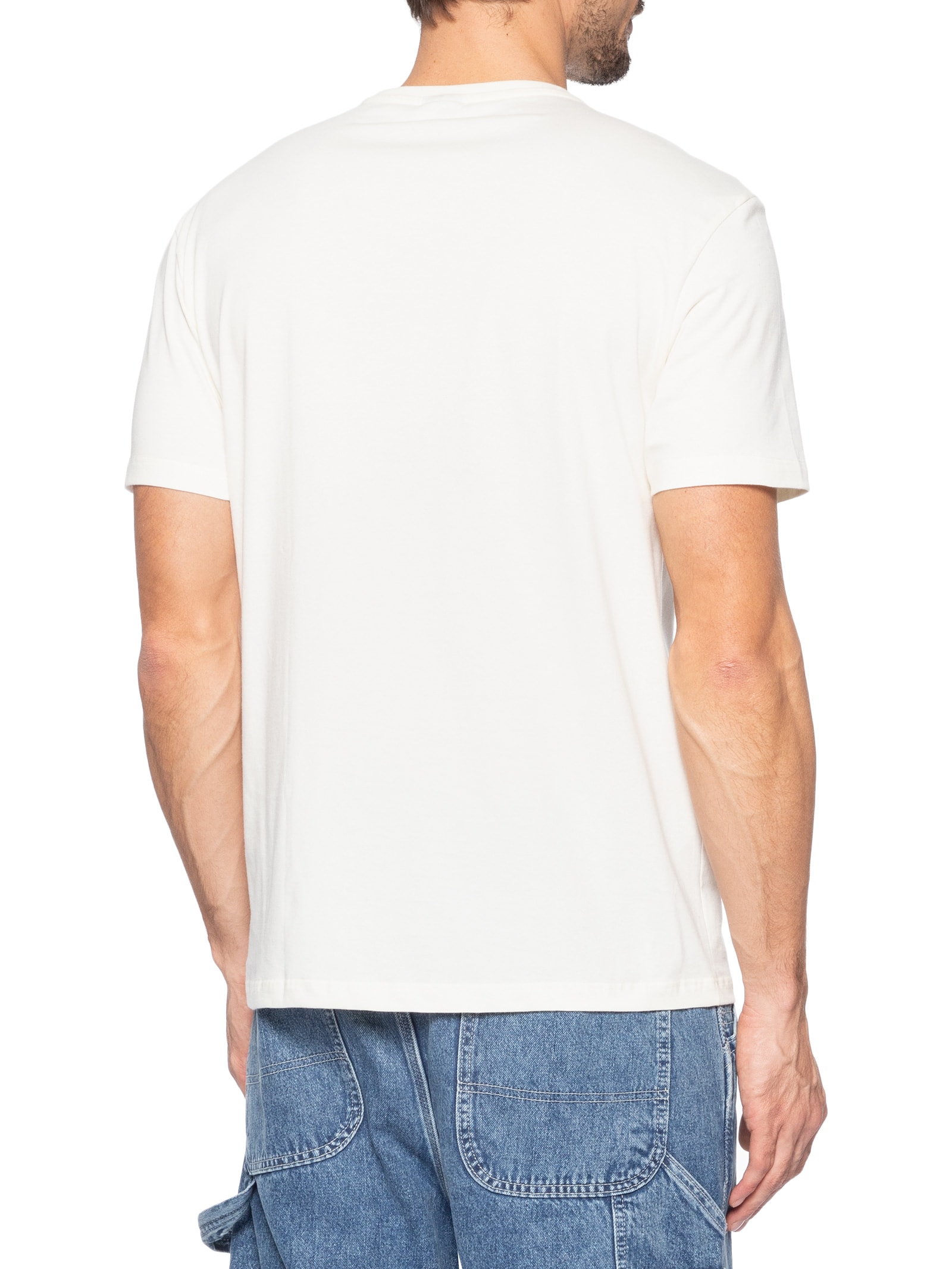 Camiseta Masculina Regular Fit Essential Flag – Branco – Tommy Jeans